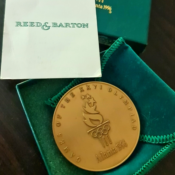 Reed & Barton | Other | Official Commemorative 996 Olympic Games Coin ...